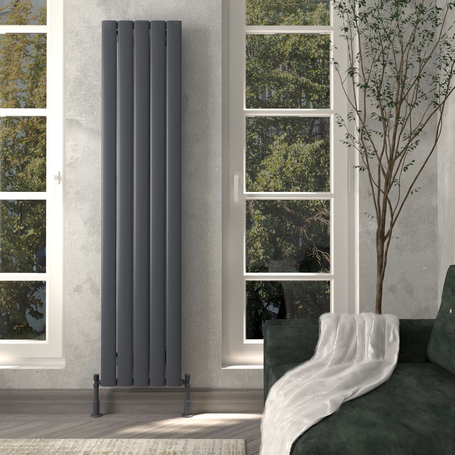 Radiador a água quente - ELLIPTIC - Carisa Designer Radiators - 1001 W ...