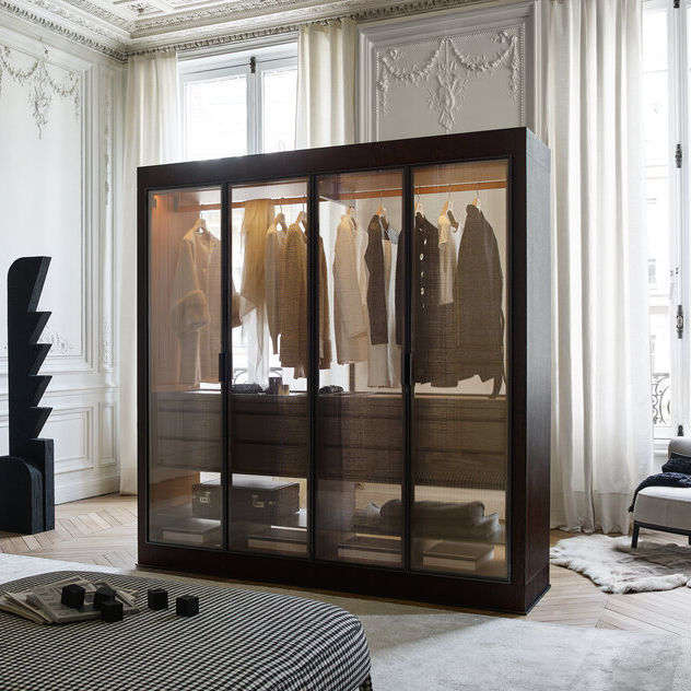 Closet contemporâneo - ERACLE - MAXALTO - com folheado de madeira / em ...