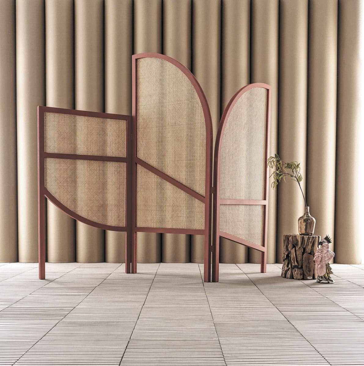 Biombo contemporâneo - JOES0881 - Il Giardino di Legno - em madeira ...