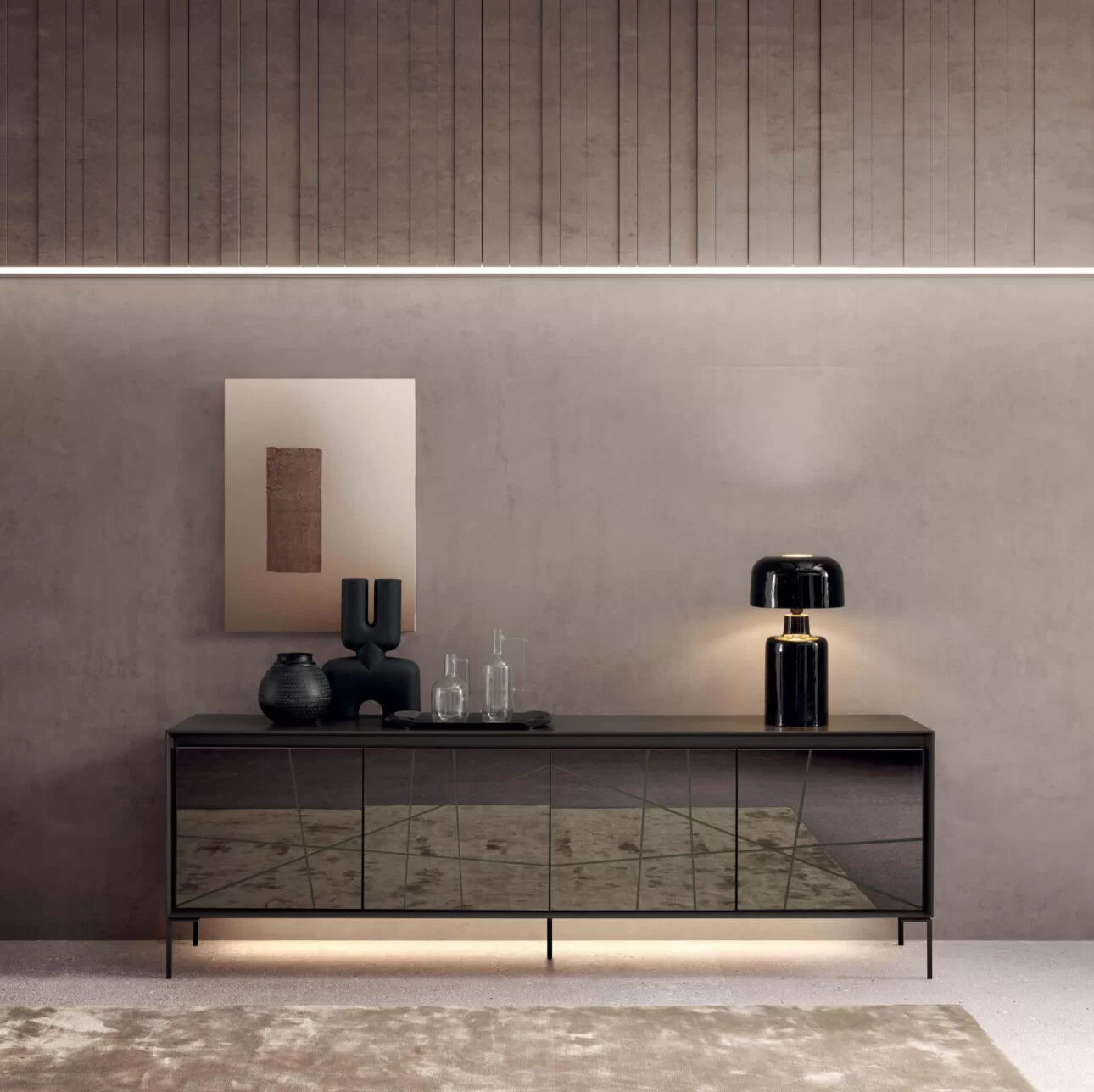 Buffet aparador alto - Neck - Presotto - contemporâneo / em madeira ...