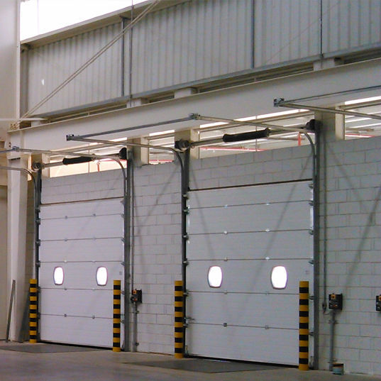 Porta industrial seccionada - SEMI-VERTICAL LINTEL - KOPRON - metálica ...