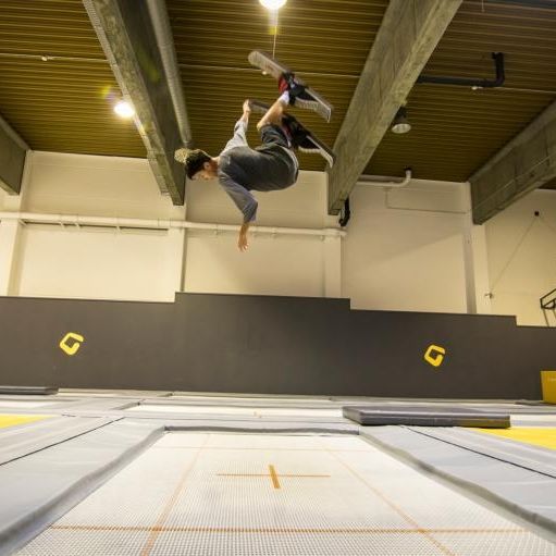 Trampolim de ginástica - GROUND TRAMPOLINE "FREESTYLE" - Eurotramp ...