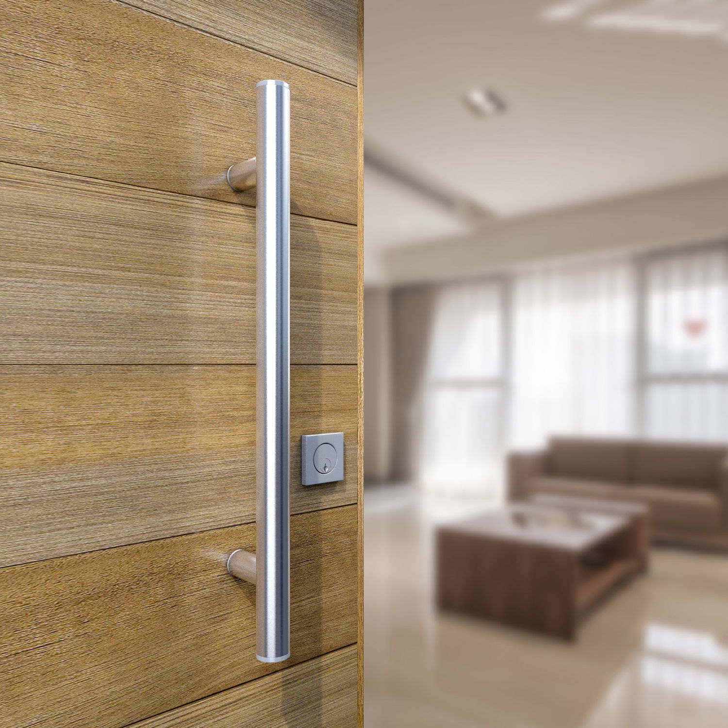 Puxador para porta - INOX-100 / 316 SATINE - Panidis SA - em aço ...