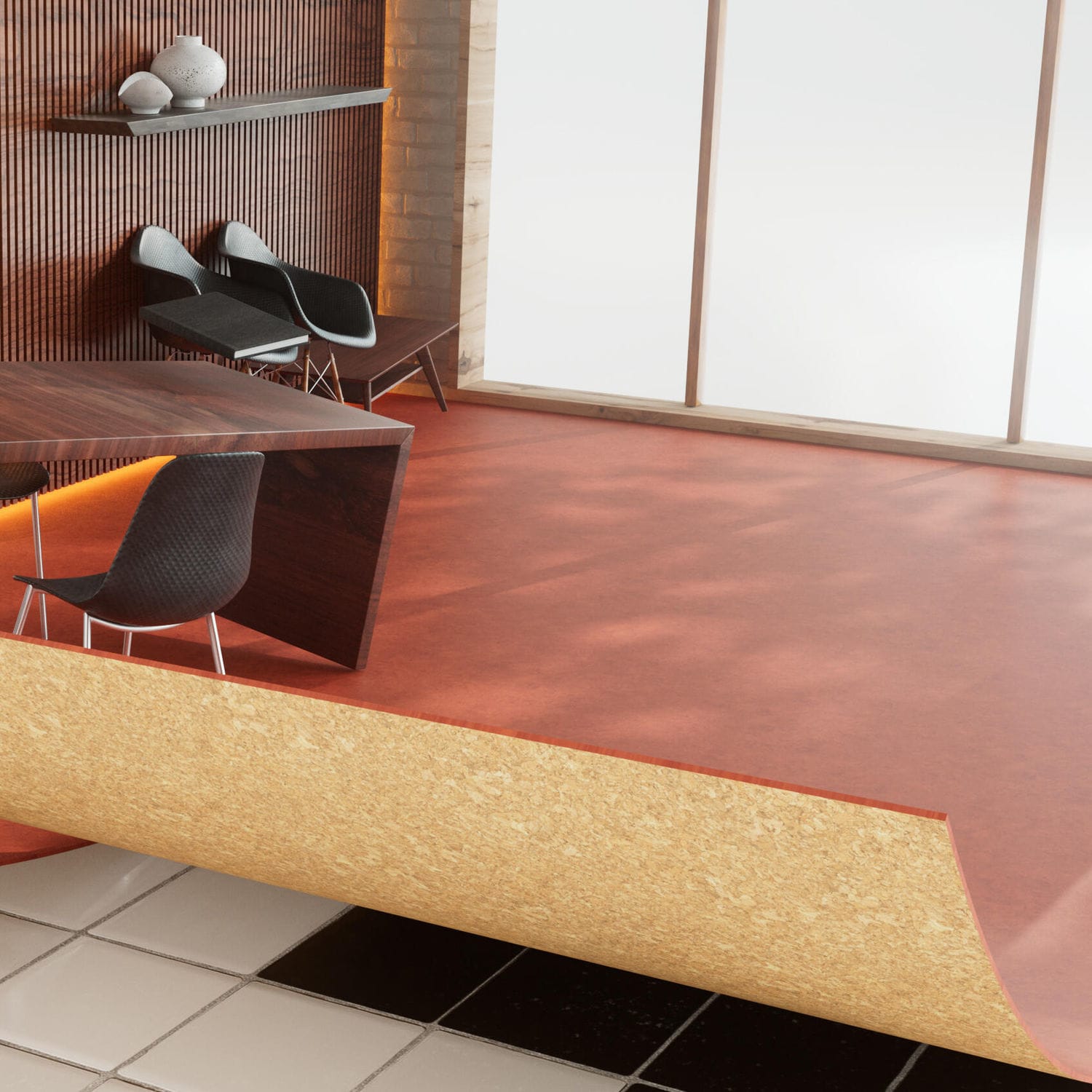 Revestimento de piso em linóleo - LINO LOOSE-LAY - DESSO OFFICE - para ...