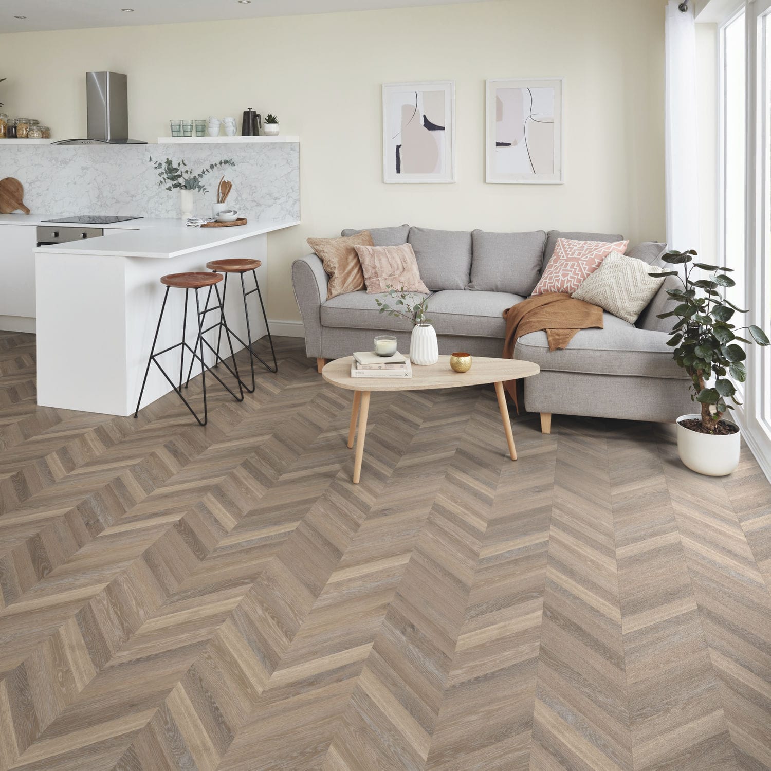 Revestimento de piso vinílico - ROSE WASHED OAK - Designflooring - para ...