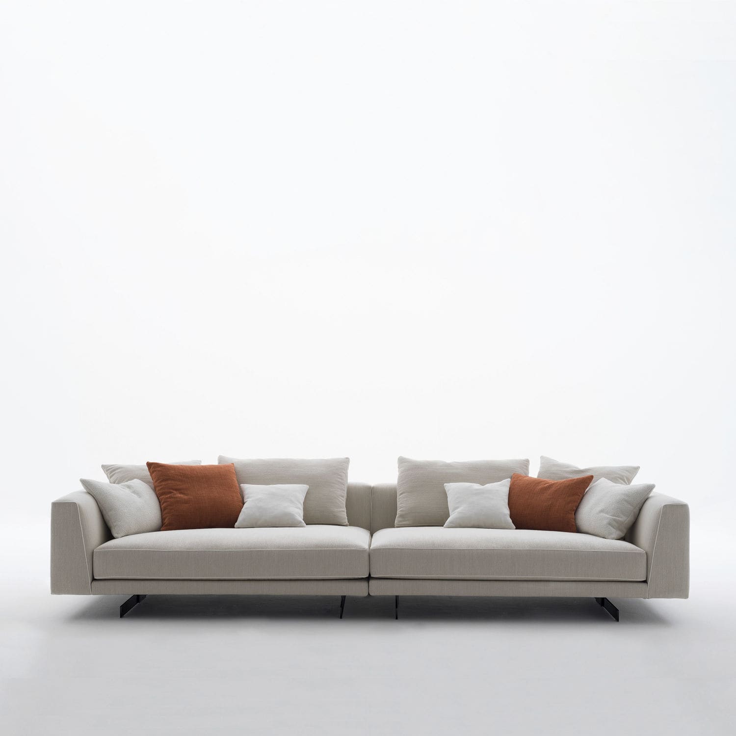 Sofá modular - SHERIDAN - désirée divani - contemporâneo / cinza / em ...