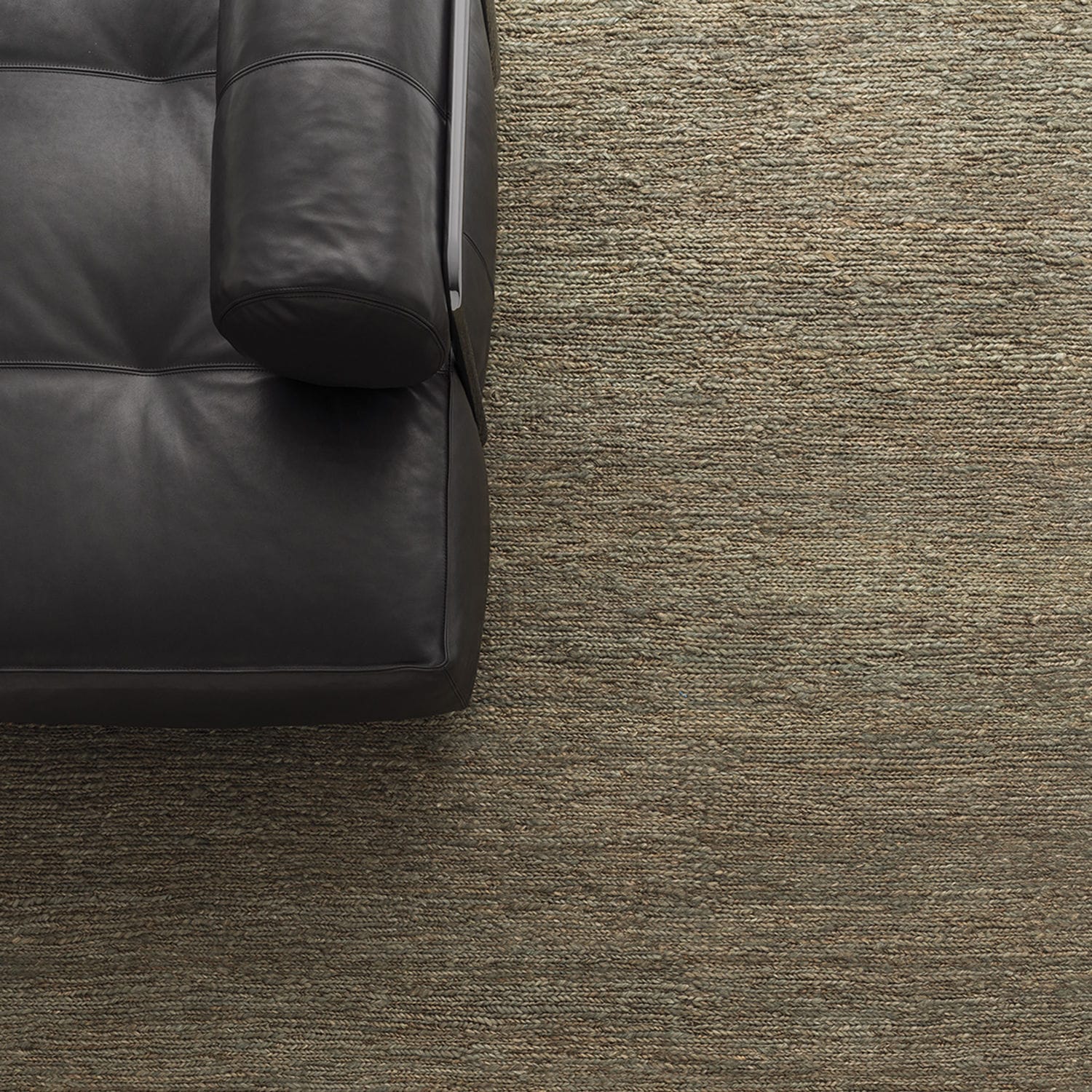 Tapete contemporâneo - GOA - desiree divani - de cor lisa / em cânhamo ...