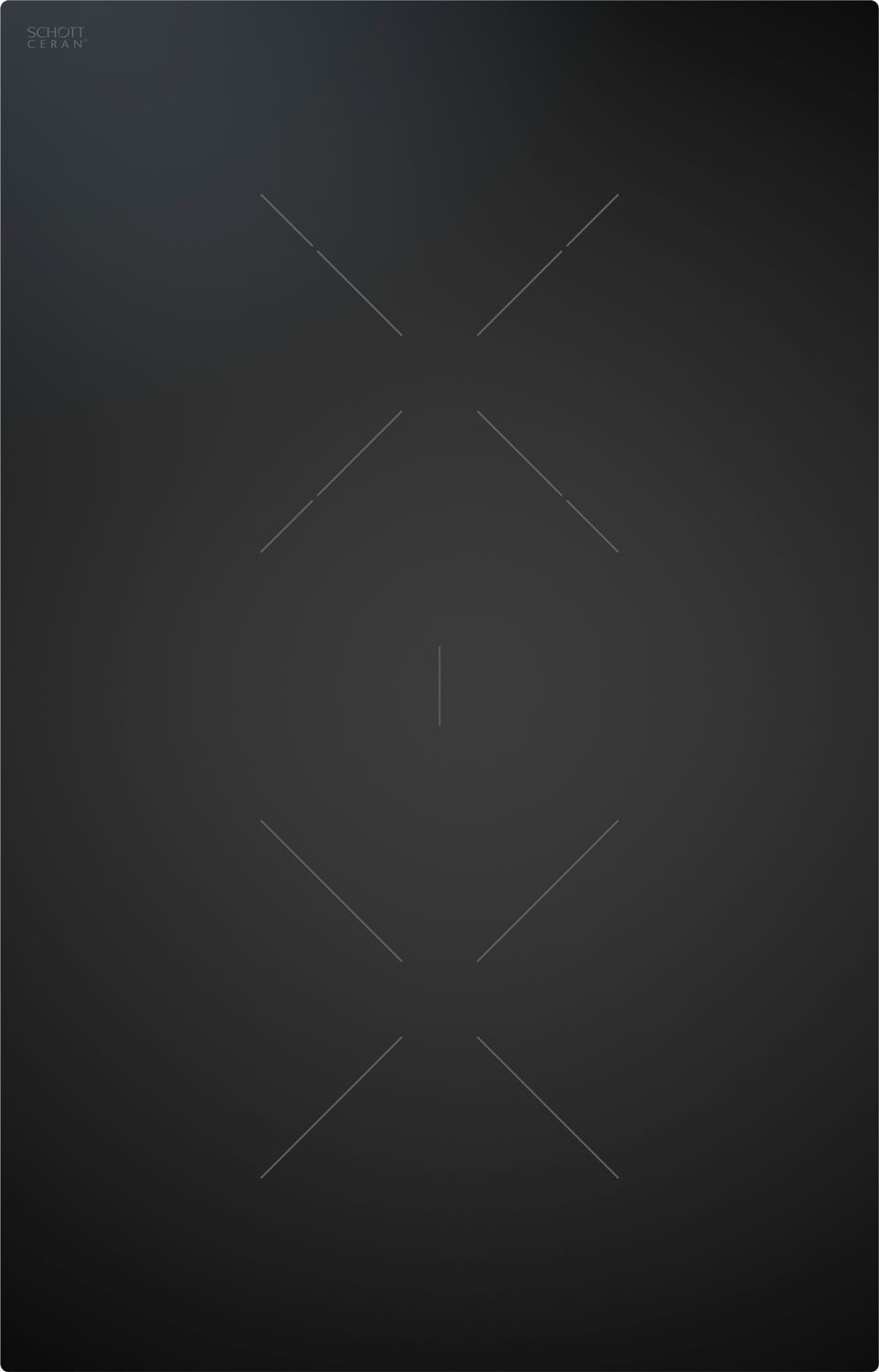 Cooktop vitrocerâmico - CKCB - BORA Vertriebs GmbH & Co KG - 2 bocas ...