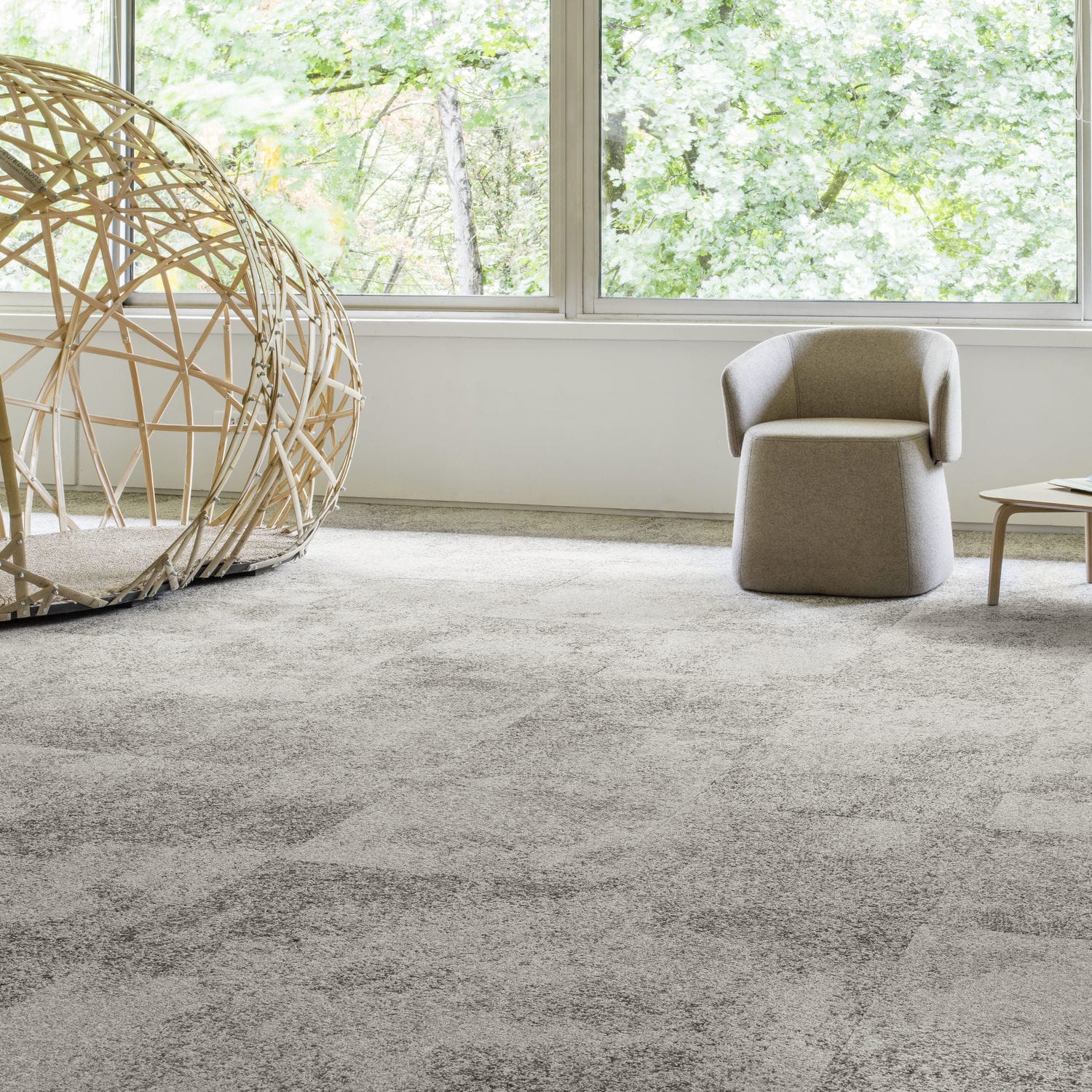 Carpete bouclê - NEXUS - Balsan - em poliamida / de cor lisa / cinza