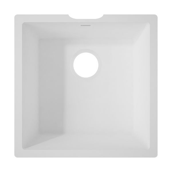 Pia com 1 cuba - Spicy - CORIAN - sem escorredor / em Corian® / de sobrepor