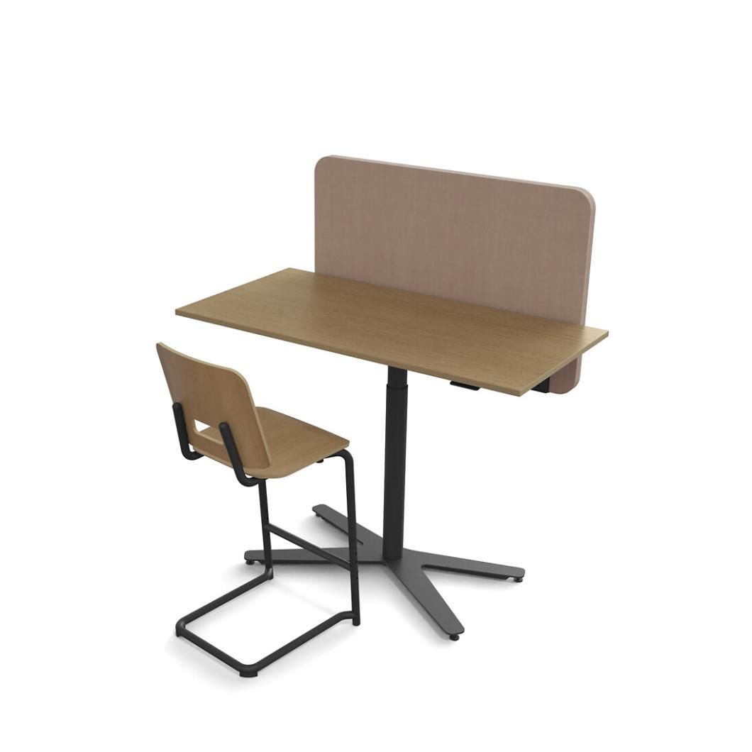 Separador de estações de trabalho de mesa - FACE - Martela - em tecido ...