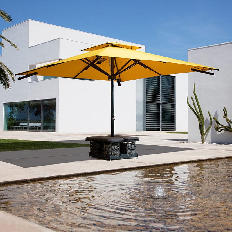 Ombrelone quadrado - BIG BEN - CARAVITA - retangular / octogonal ...