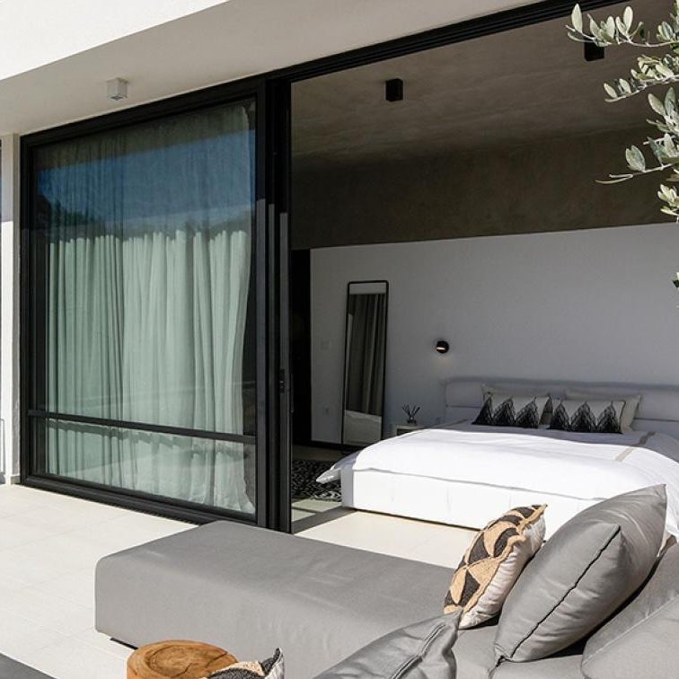 Sistema deslizante em alumínio - E32 - ETEM - para porta / da linha residencial / da linha comercial