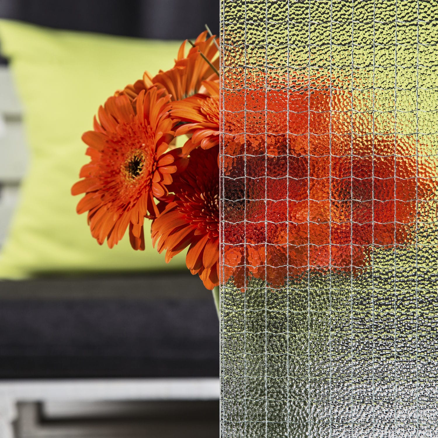 Painel de vidro aramado - E - Glasfabrik Lamberts GmbH & Co. KG ...