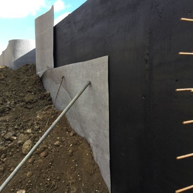 Geotêxtil não-tecido - HydroBond 410 GeoDrain - Newton Waterproofing ...