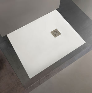 Piso de box retangular - C7012P - FLAMINIA - de sobrepor / de embutir ...