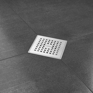 Piso de box retangular - COMPACT - ESS Easy Drain - de sobrepor ...