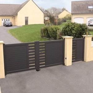 Portão de jardim em alumínio - Gwenaëlle - USINE-ONLINE