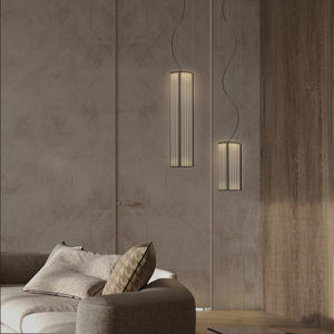 Pendente - FUJI - alma light - em ferro / em latão polido / em alabastro