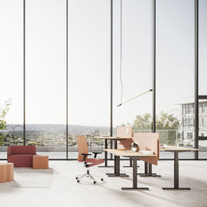 Mesa secretária de piso - K2 - FAMO - de 2 lugares / contemporânea / em ...