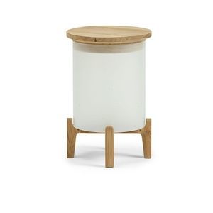 Luminária de mesa - Gaia - Ethimo - em teca / em poliéster / contemporânea