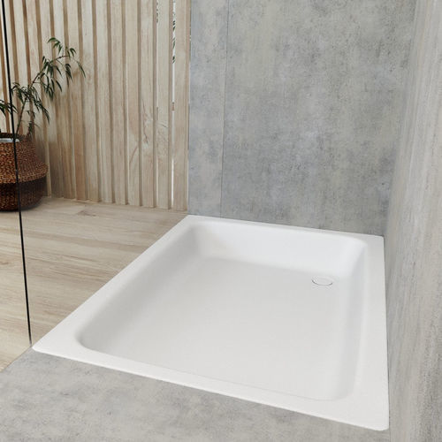 Piso de box retangular - SANIDUSCH - Kaldewei - de embutir / em aço ...