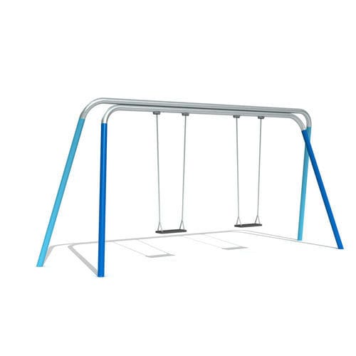 Balanço em aço galvanizado - TUBULAR DOBLE - Colomer - em polietileno ...