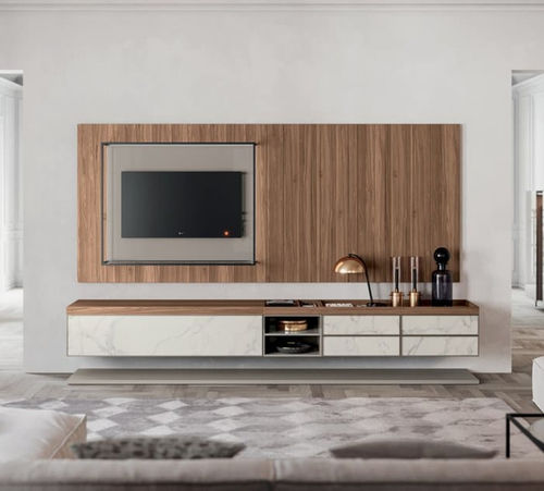 Móvel de parede contemporâneo para TV - FORTY-FIVE - Kico srl - em ...