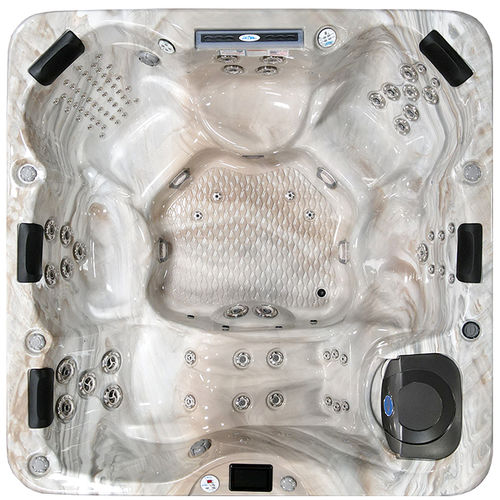 Spa acima do piso - La Jolla - Cal Spas - quadrado / de 6 lugares / em ...