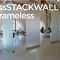 Painel de vidro temperado - STACKWALL FRAMELESS - CARVART - laminado / acústico / transparente